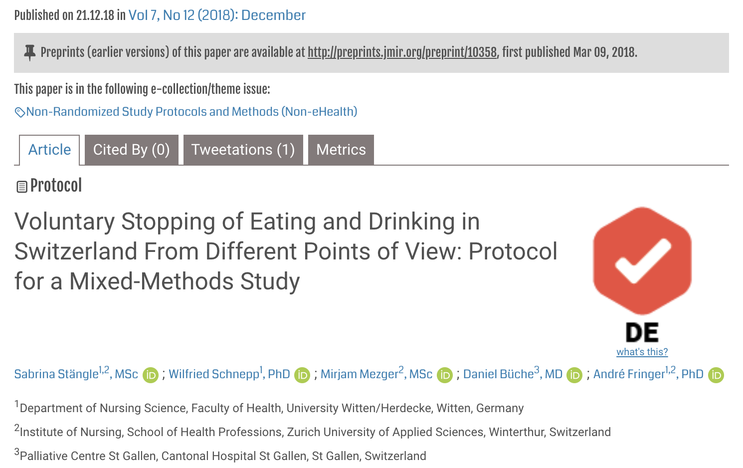 What is an International Registered Report Identifier (IRRID)? – JMIR ...